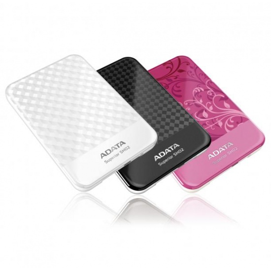 1TB AData Superior SH02 2.5-inch Portable USB Hard Drive (Pink Edition)