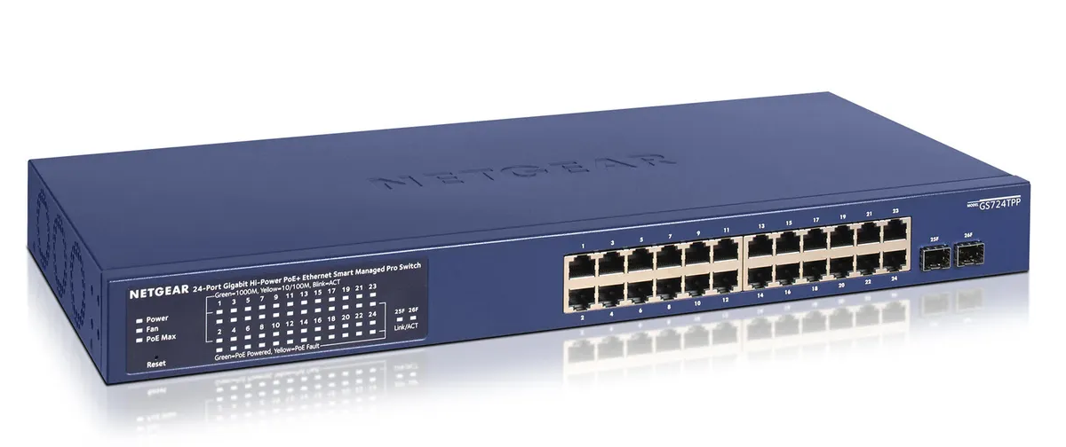 Netgear 24 Port PoE Managed L3 Gigabit Ethernet Smart Switch