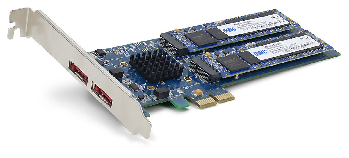 960GB OWC Mercury Accelsior_E2 PCI Express Solid State Drive w/ 2 eSATA ...