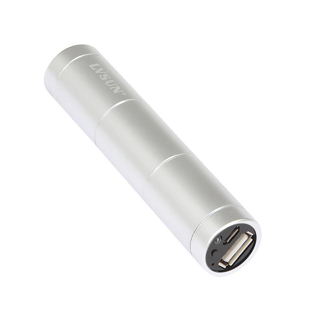 LVSun Smart Tube 2600mAh Power Bank (Silver)