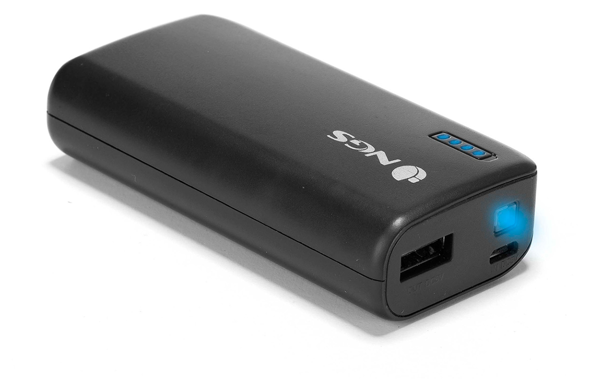 NGS PowerPump 4000mAh Power Bank Output 1x 5V/1A - Black