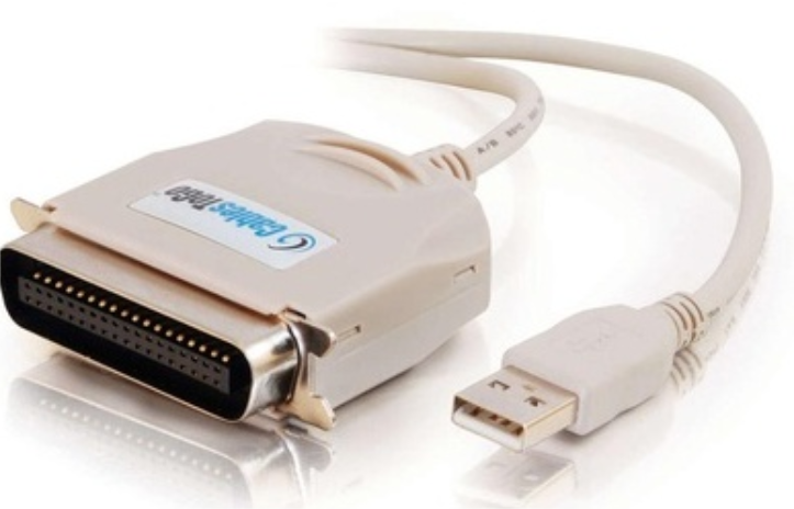 6FT C2G USB A To Centronics 36 Parallel Printer Adapter Cable