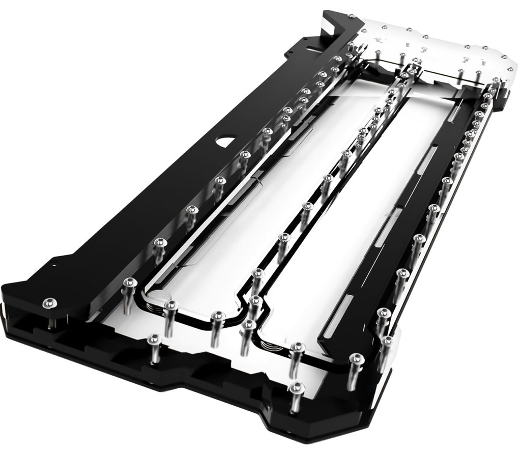 Singularity Computers Spectre 2.0 Elite Kit Front Distro Plate - Black