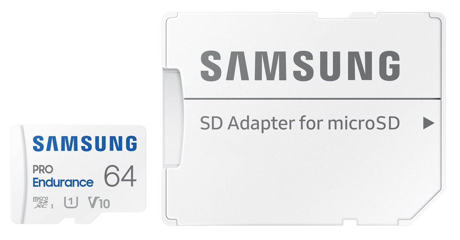 64GB Samsung PRO Endurance MicroSD Memory Card