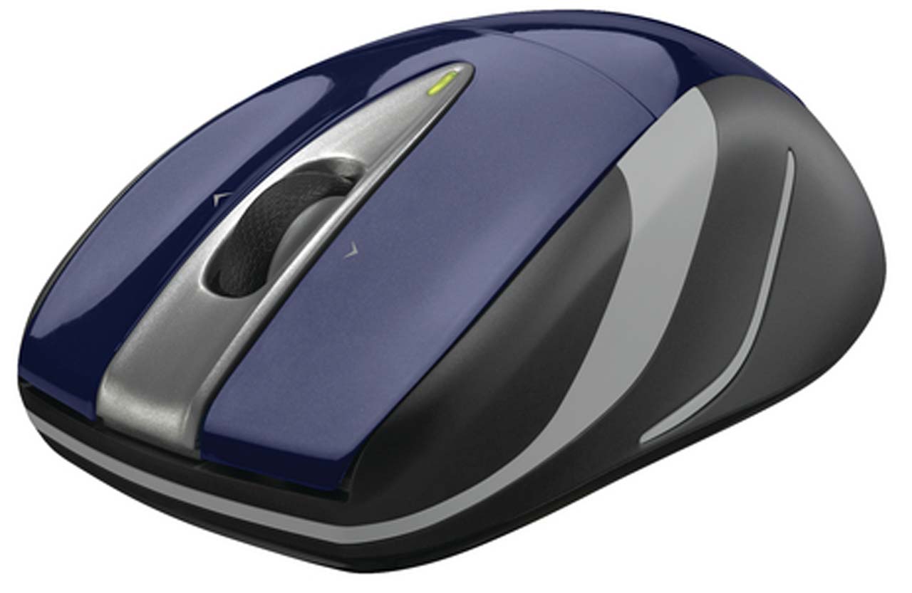 Logitech M525 Ambidextrous RF Wireless Optical Mouse - Navy Blue