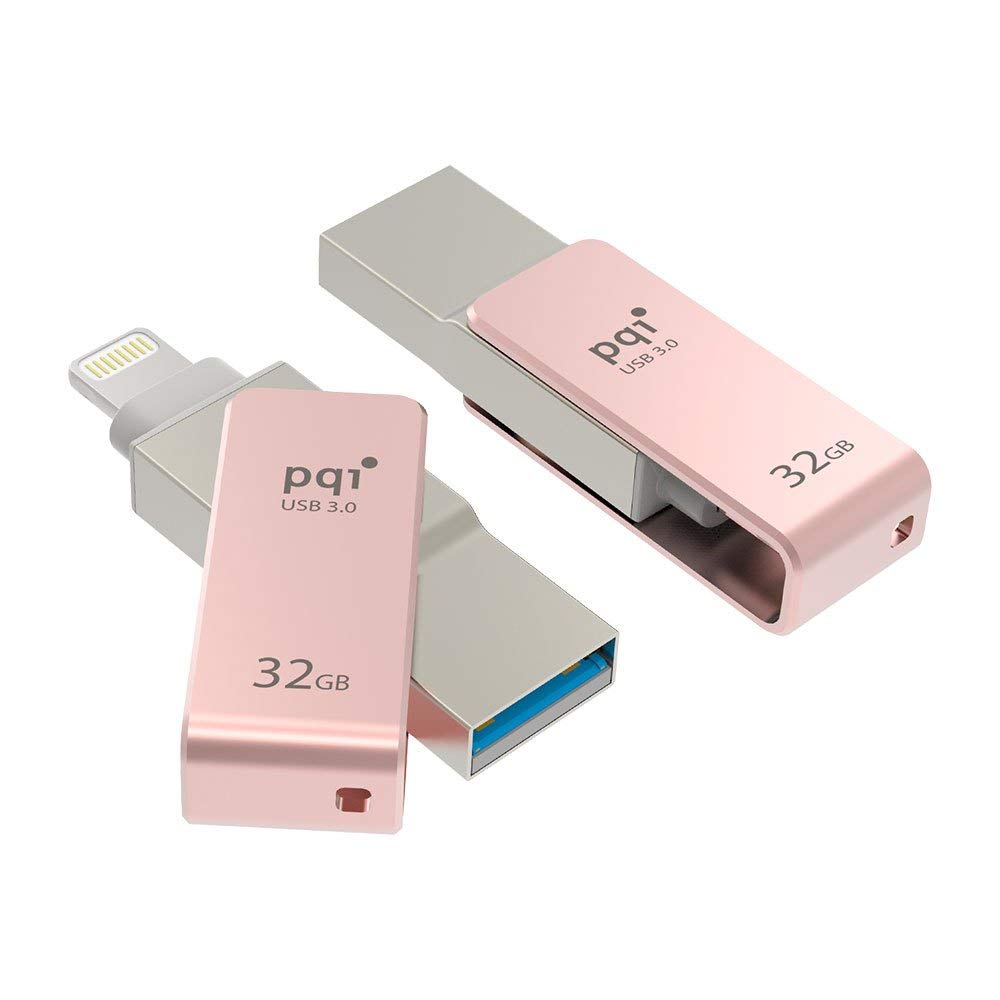 32GB PQI iConnect mini 102 USB Flash Drive for iPhone, iPod, iPad ...