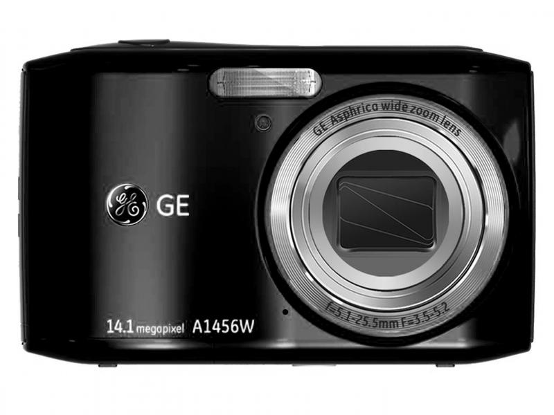 GE A1456W 14.1 megapixel digital camera, 5X Optical zoom, Panorama (Black)