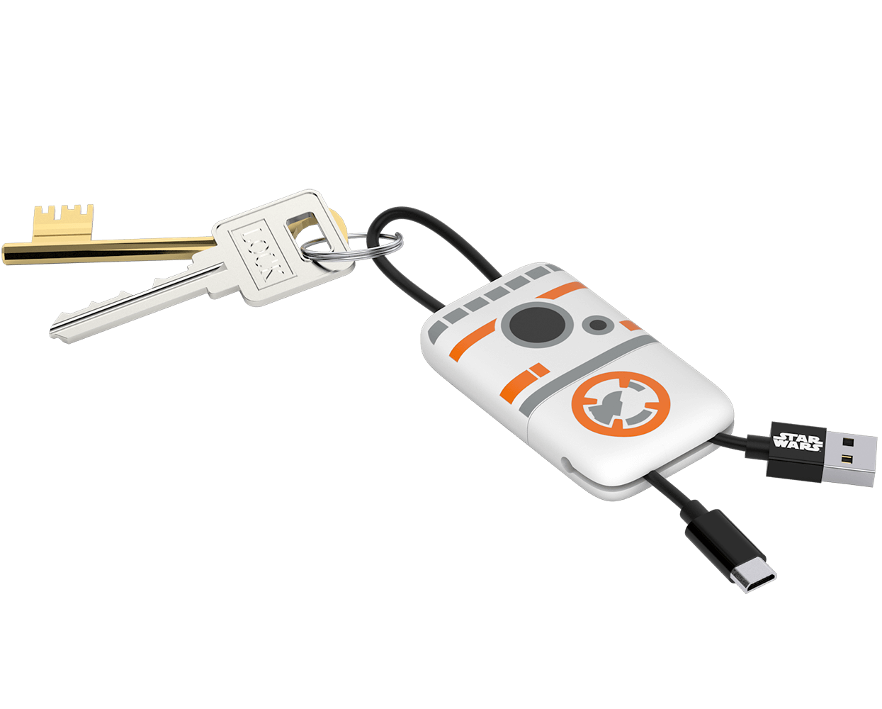 Star Wars TLJ BB-8 KeyLine Micro USB Cable 22cm