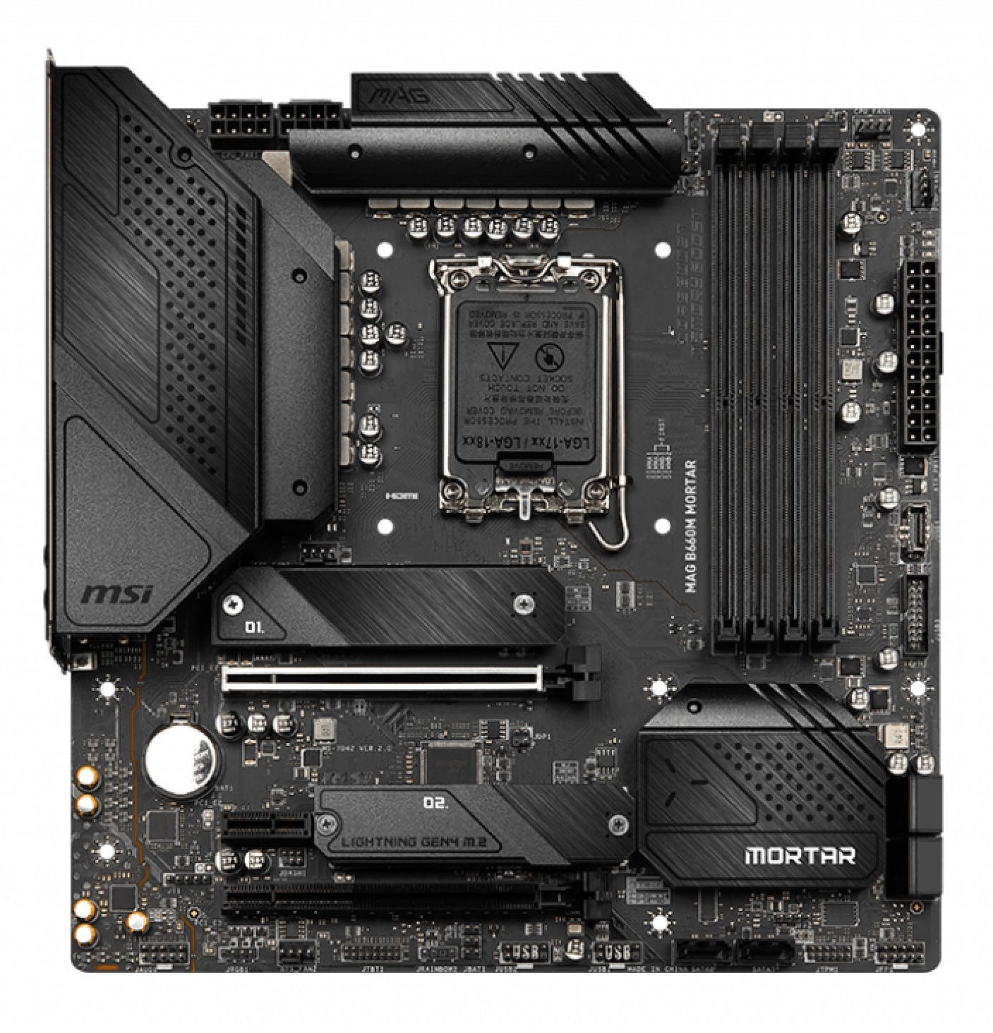 MSI MAG B660M MORTAR Intel LGA 1700 Micro ATX DDR4 Motherboard