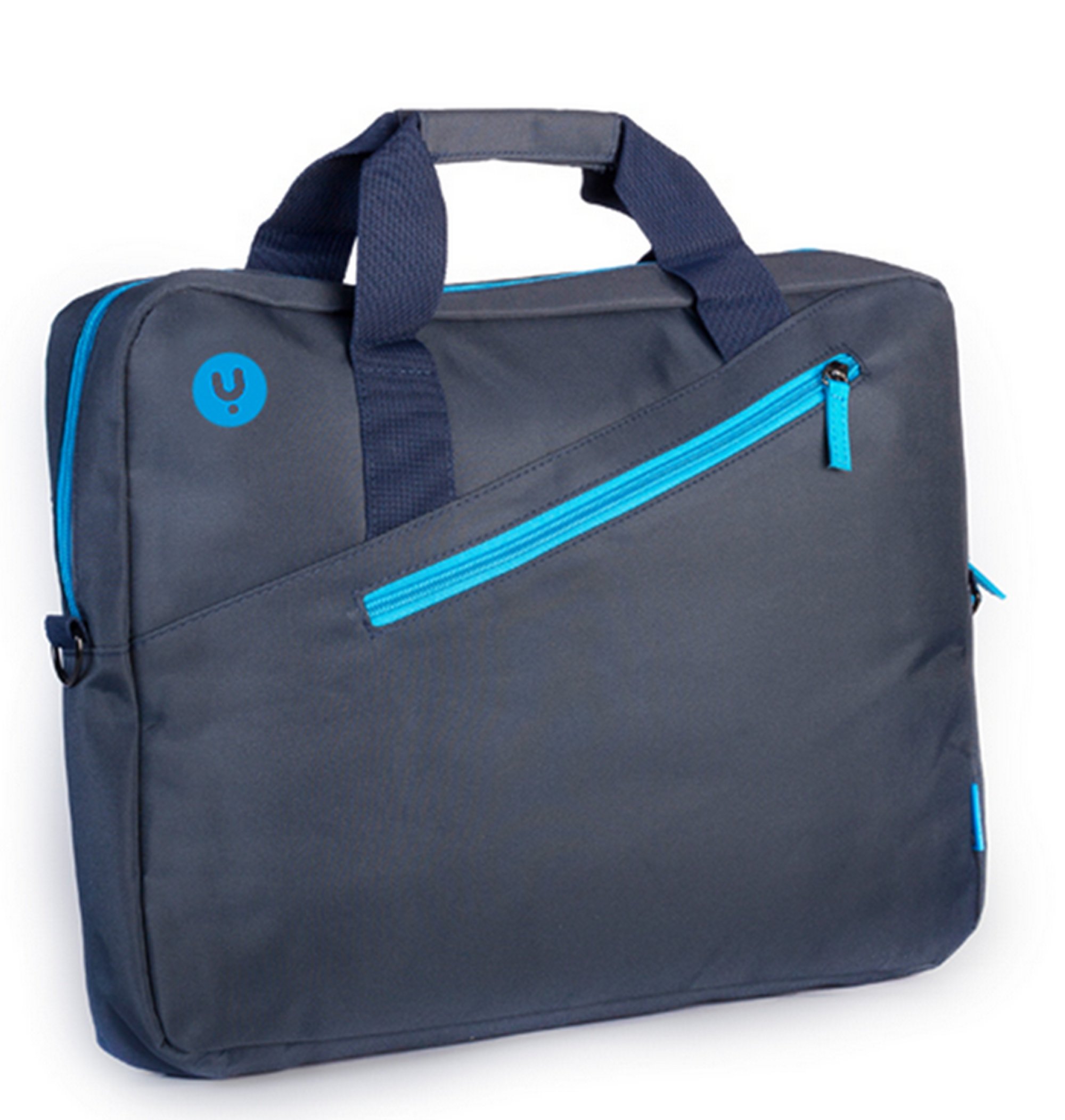 NGS Ginger Blue - 15.6" Laptop bag with external pocket - Blue