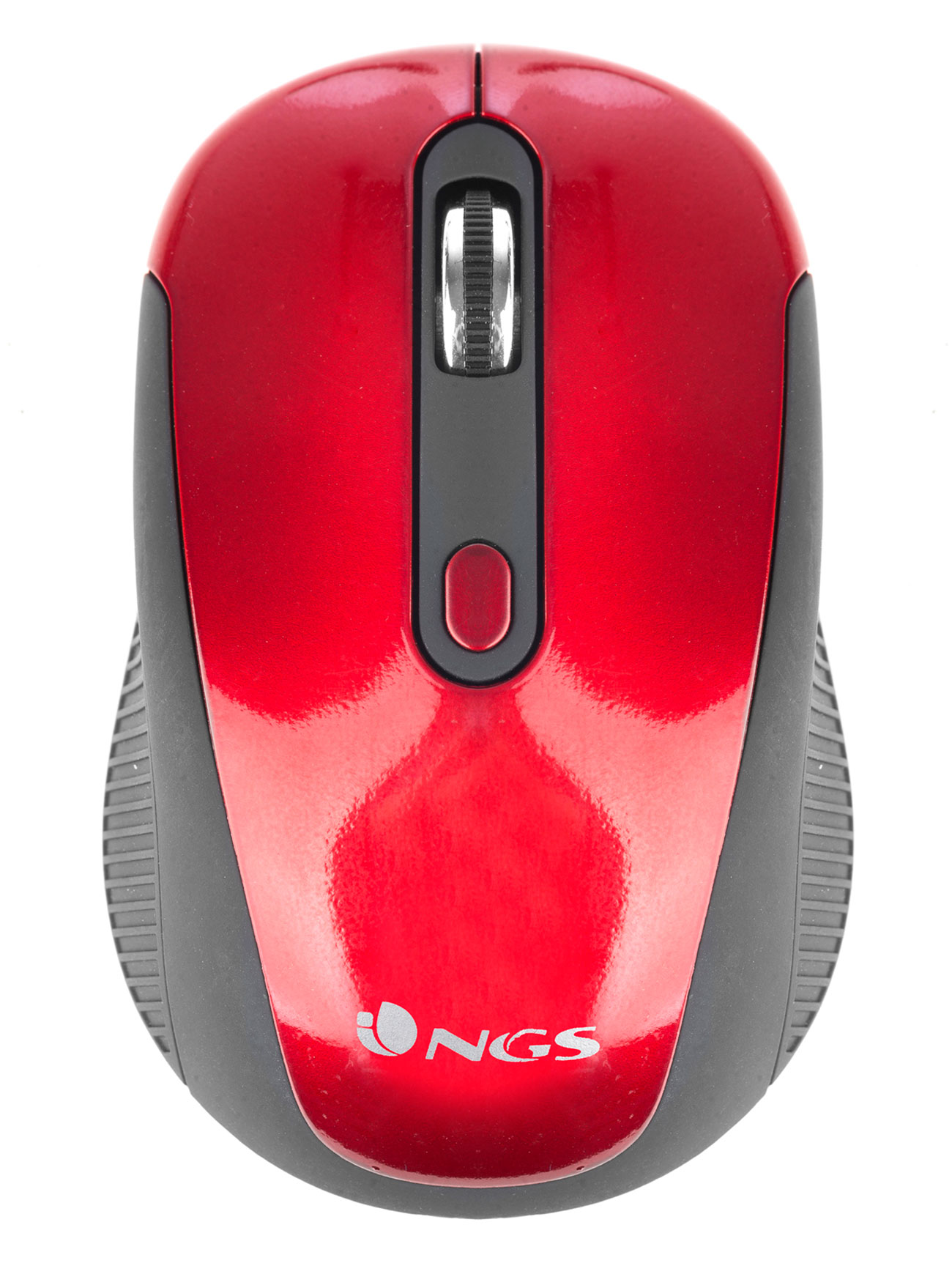NGS 2.4Ghz Wireless Optical Mouse 3 Buttons, NGS Haze Red