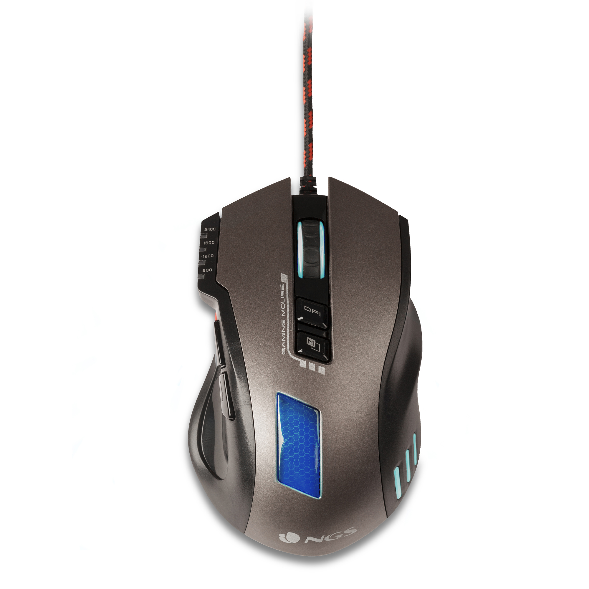 NGS Gaming Mouse with 8 Programmable Buttons, 7 Colours LED
