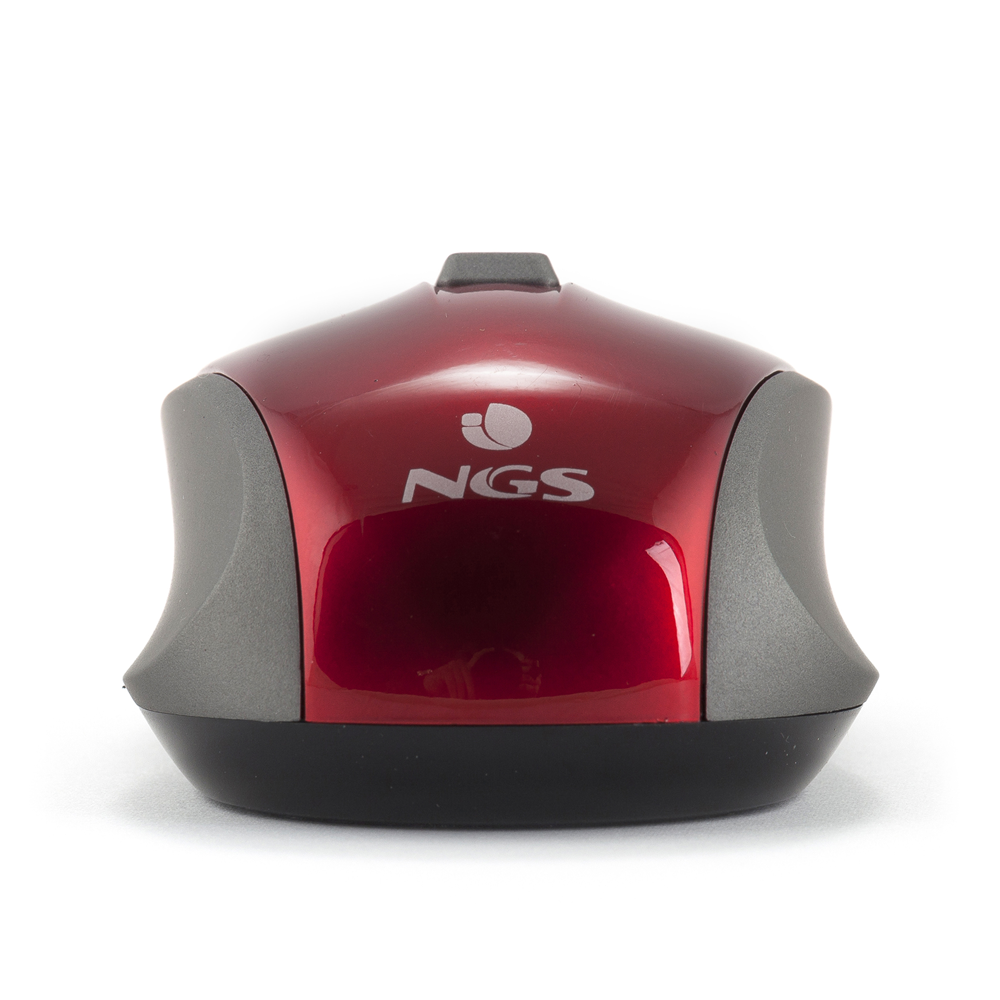 NGS 2.4Ghz Wireless Optical Mouse 3 Buttons, NGS Roly Red