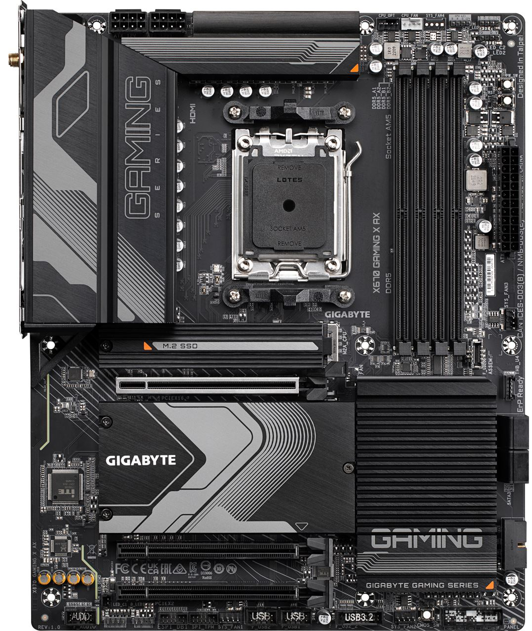 Gigabyte X670 Gaming X AX AMD X670 Socket AM5 ATX DDR5 Motherboard