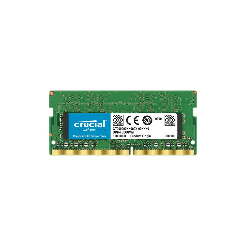 16GB Crucial DDR4 SO DIMM 3200MHz PC4-25600 CL22 1.35V Memory Module