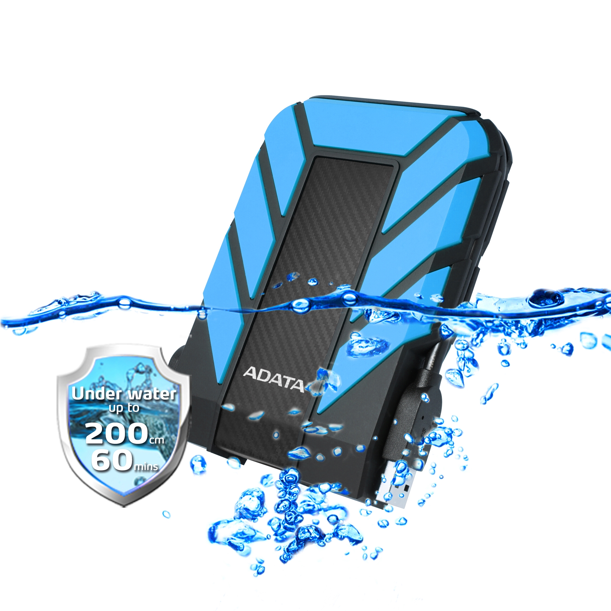 2TB AData HD710 Pro USB3.1 2.5-inch Portable Hard Drive (Blue)