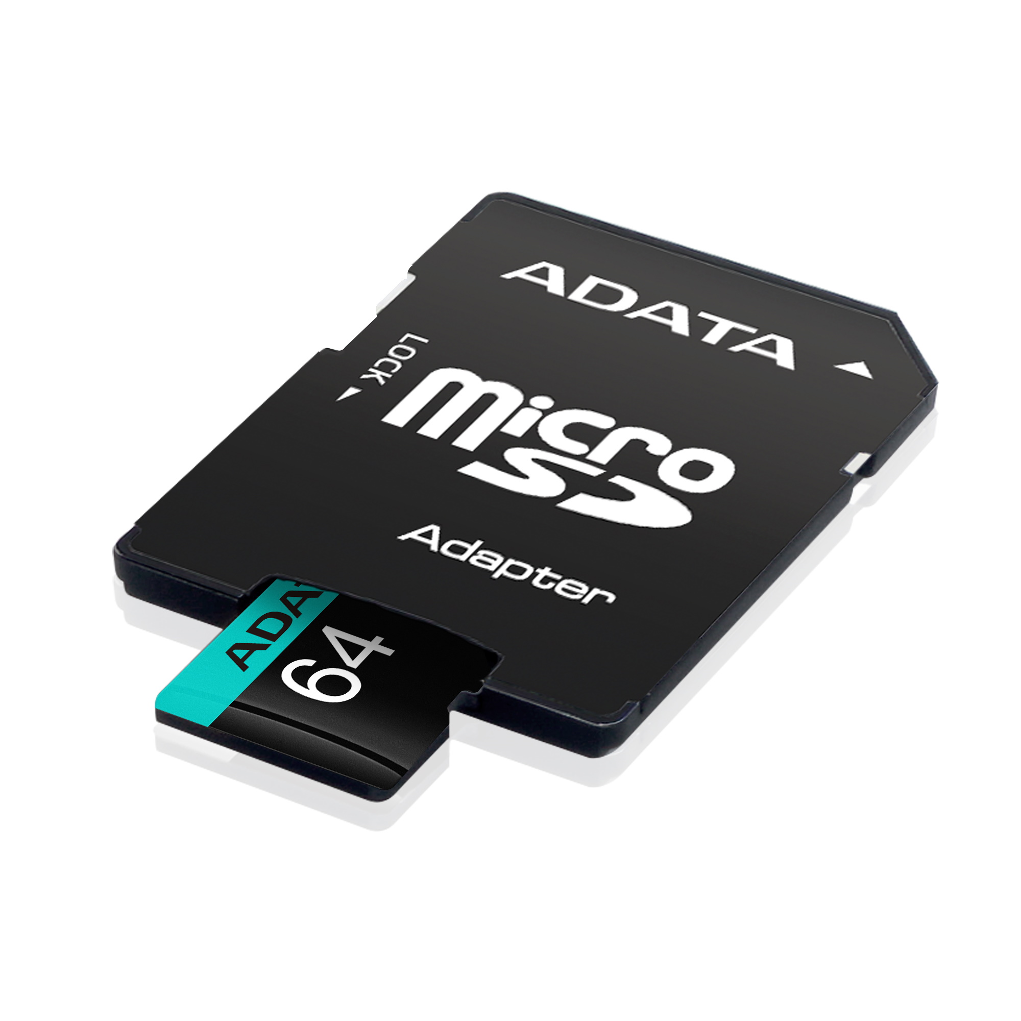 64GB AData Premier Pro microSDXC CL10 UHS-I U3 V30 A2 Memory Card with ...