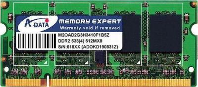 512Mb A-Data DDR2-533 (PC2-4200) SO-DIMM 200-pin module