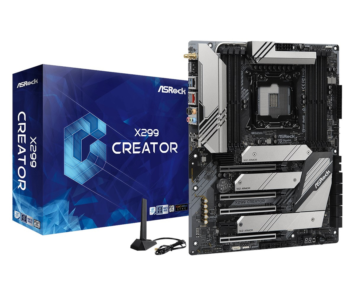 ASRock Creator X299 LGA ATX DDR4-SDRAM Motherboard
