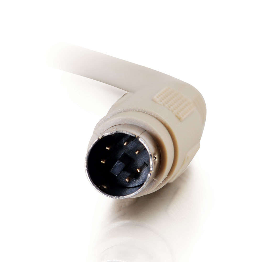 C2G PS/2 Male to Male Keyboard/Mouse Cable - White - 6ft