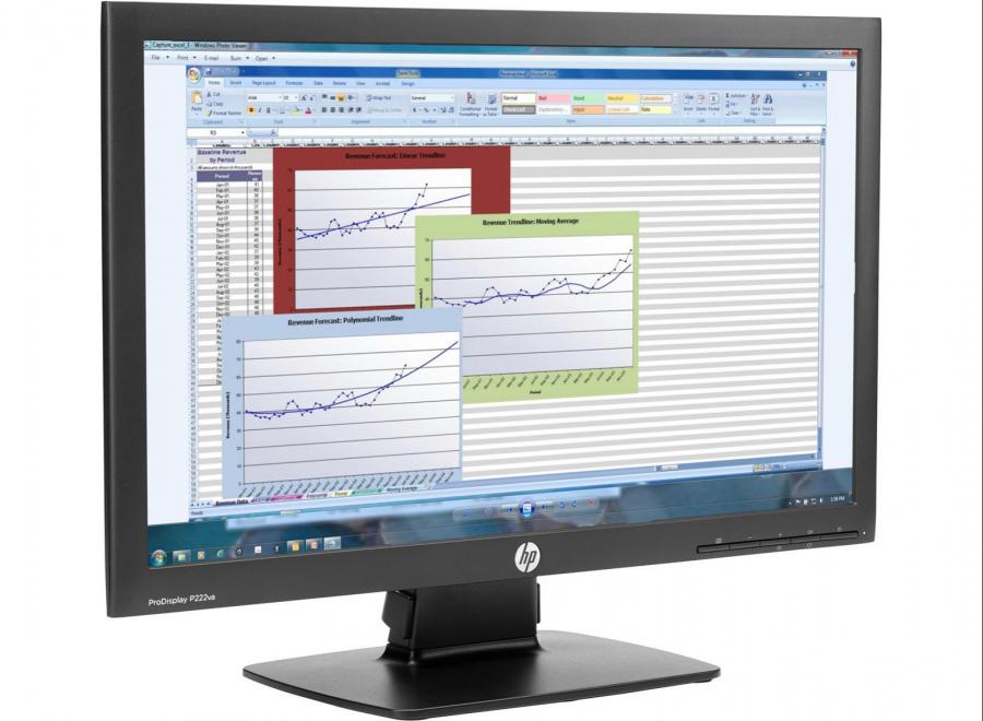 HP ProDisplay P222va 21.5-inch LED Computer Monitor