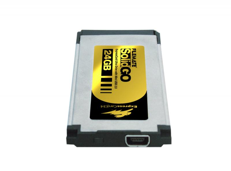 24GB FileMate SolidGO ExpressCard 34 Ultra SSD with mini-USB port for ...