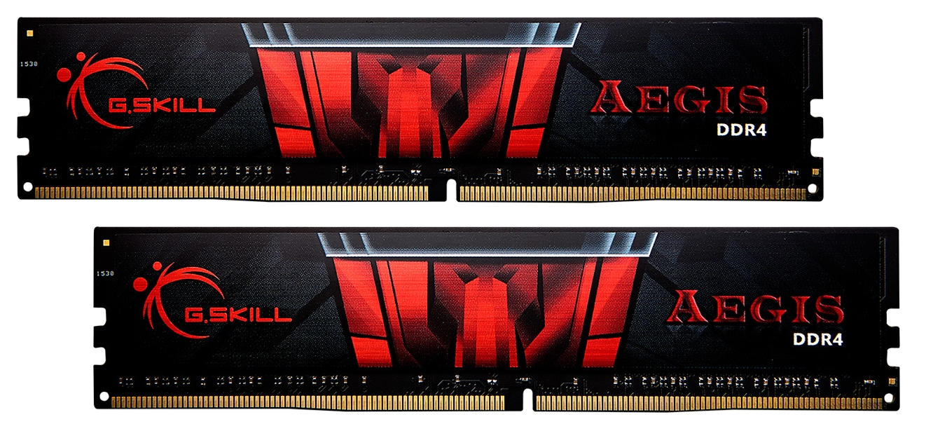 32GB G.Skill DDR4 Aegis 3000MHz PC4-24000 CL16 Dual Channel Memory Kit ...