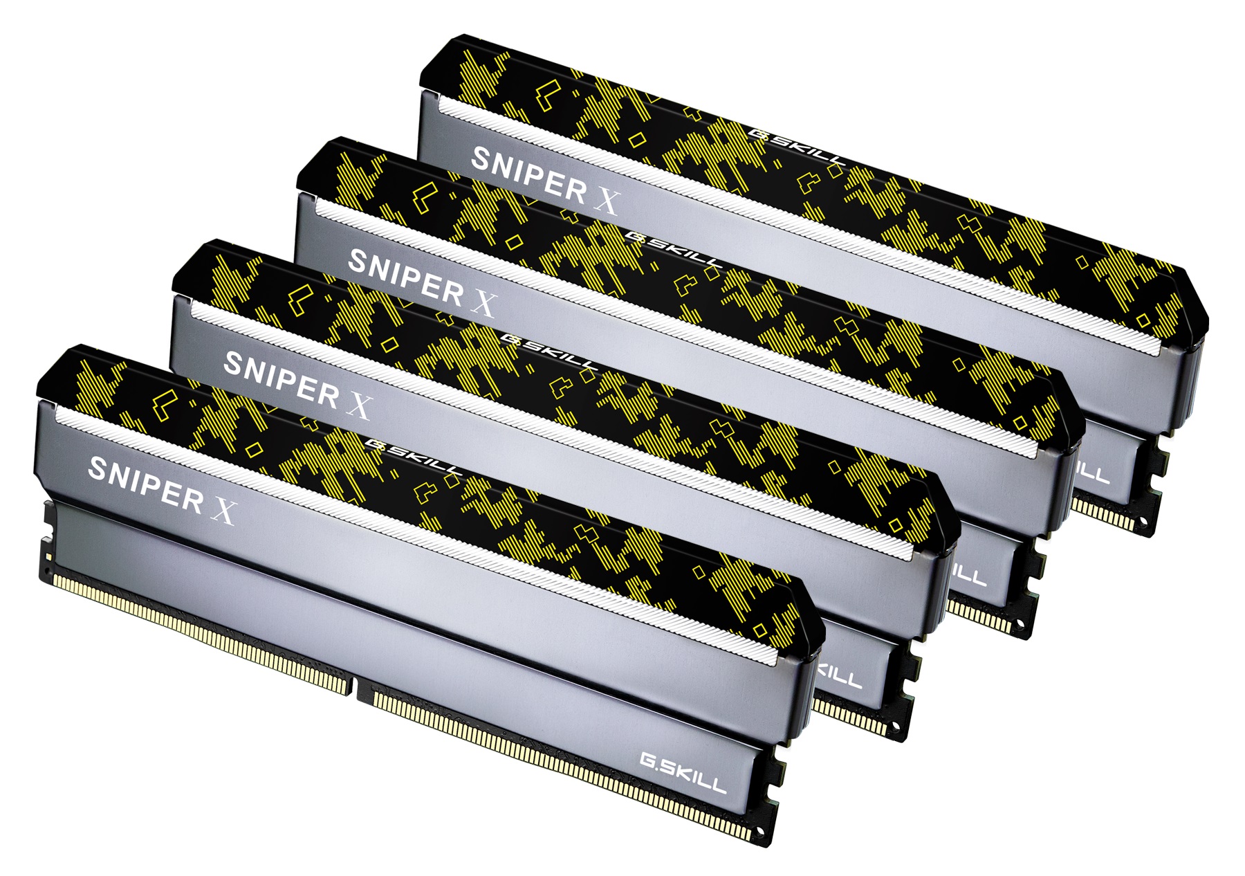 64GB G.Skill DDR4 3600MHz Sniper X PC4-28800 CL19 Quad Channel Kit (4x ...