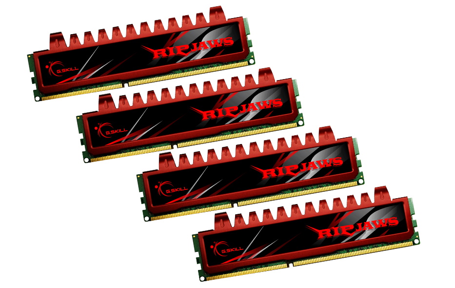 16GB G.Skill Ripjaws DDR3 1066MHz PC3-8500 CL7 Quad Channel Memory Kit ...