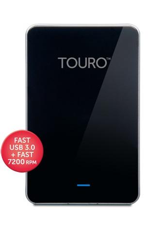 500GB HGST Touro Mobile Pro USB3.0 7200rpm Slim Portable Hard Drive