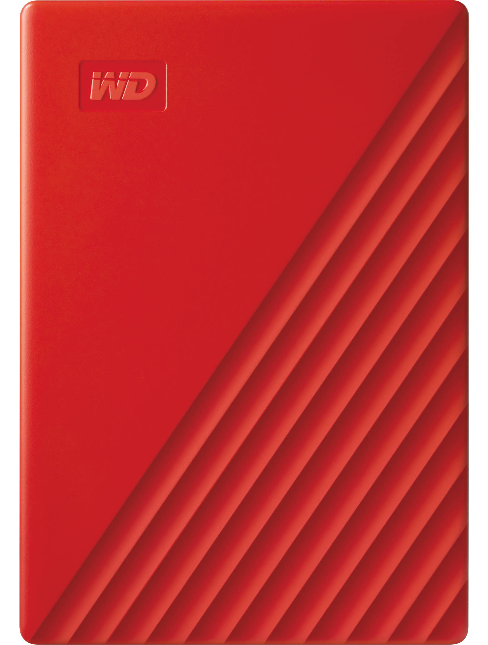 2TB Western Digital My Passport USB3.2 External Hard Drive - Red