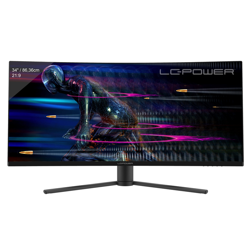 LC-Power LC-M34-UWQHD-165-C computer monitor 86.4 cm (34") 3440 x 1440 ...