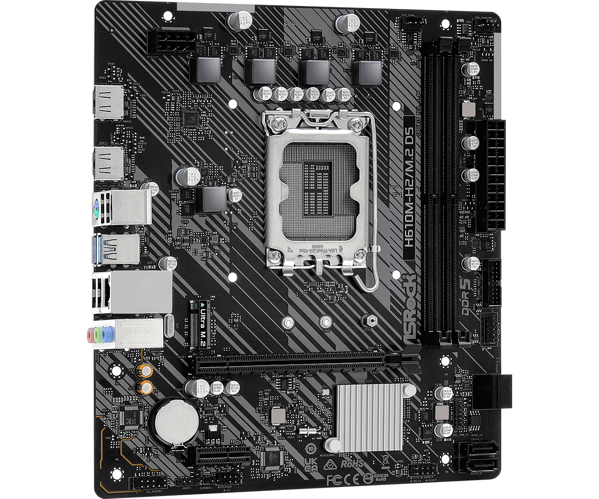 ASRock H610M-H2/M.2 D5 | LGA 1700 | MATX | DDR5 | Matična Plošča