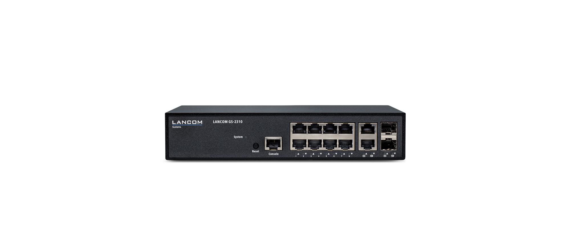 Lancom Systems GS-2310 Managed L2 Gigabit Ethernet (10/100/1000) 1U Black