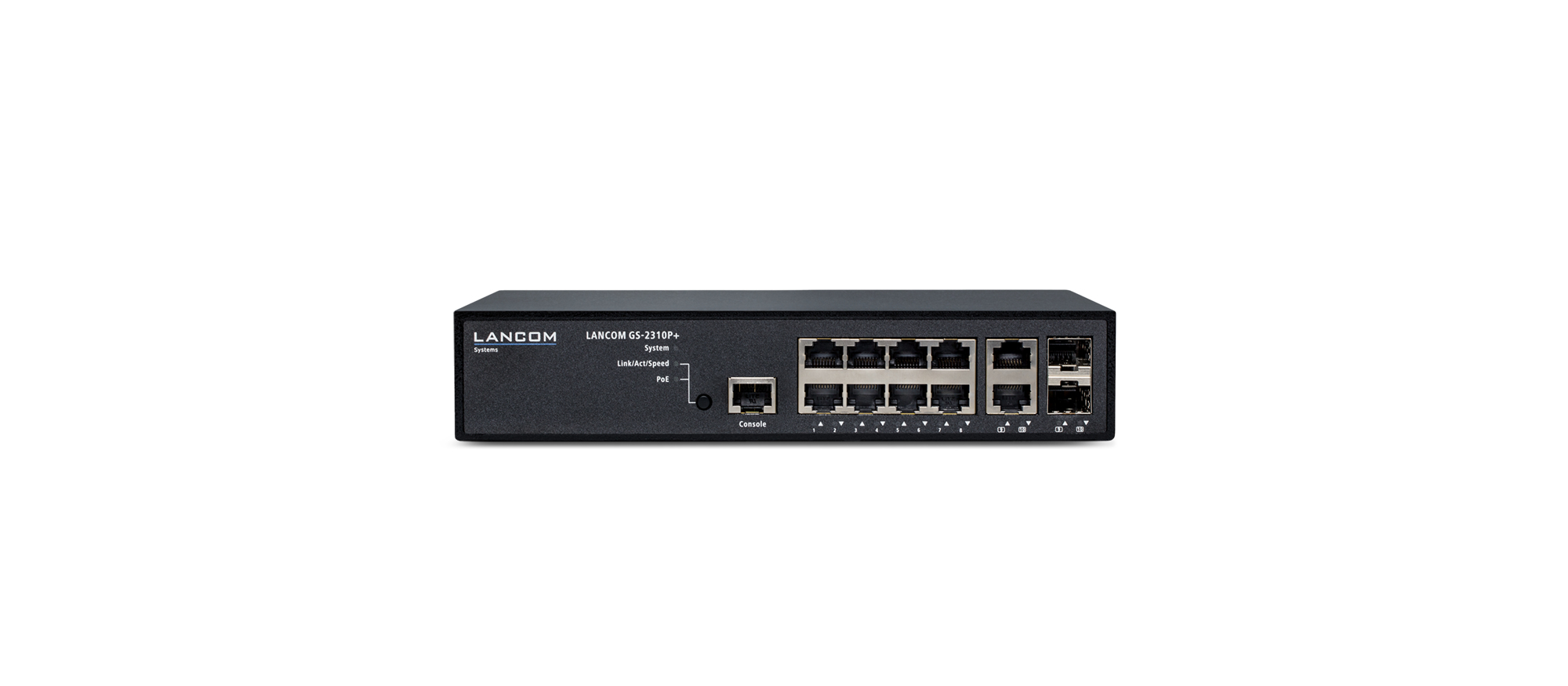 Lancom Systems GS-2310P+ Managed L2 Gigabit Ethernet (10/100/1000) Power over Ethernet (PoE) 1U ...