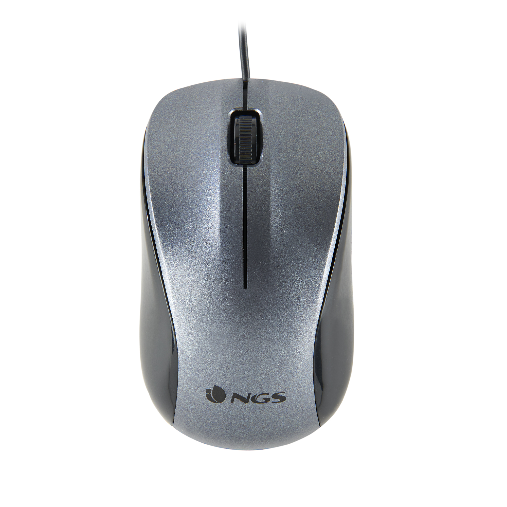 NGS Wired Optical Mouse 1200 DPI - Crew Grey