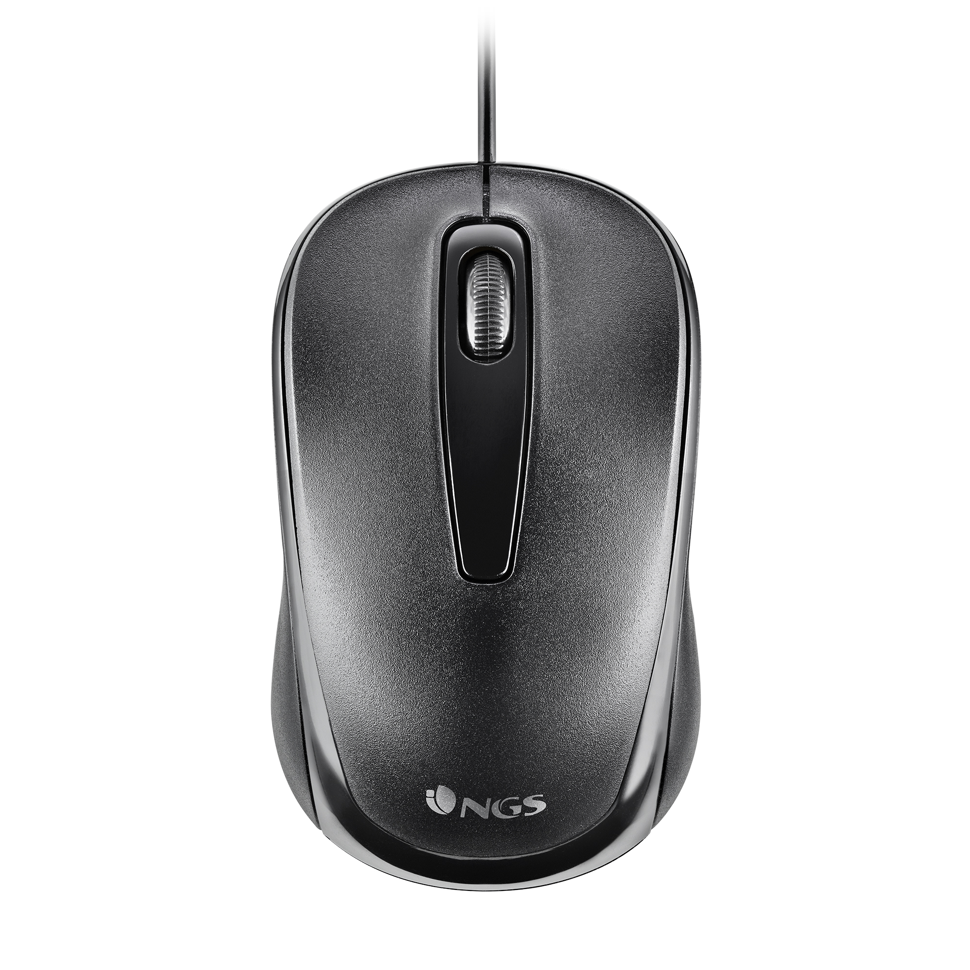 NGS Easy Delta, Wired Optical Mouse, 1200DPI, Black