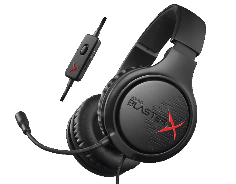 Creative Labs Sound BlasterX H5 Gaming Headset 3.5mm Circumaural Black ...