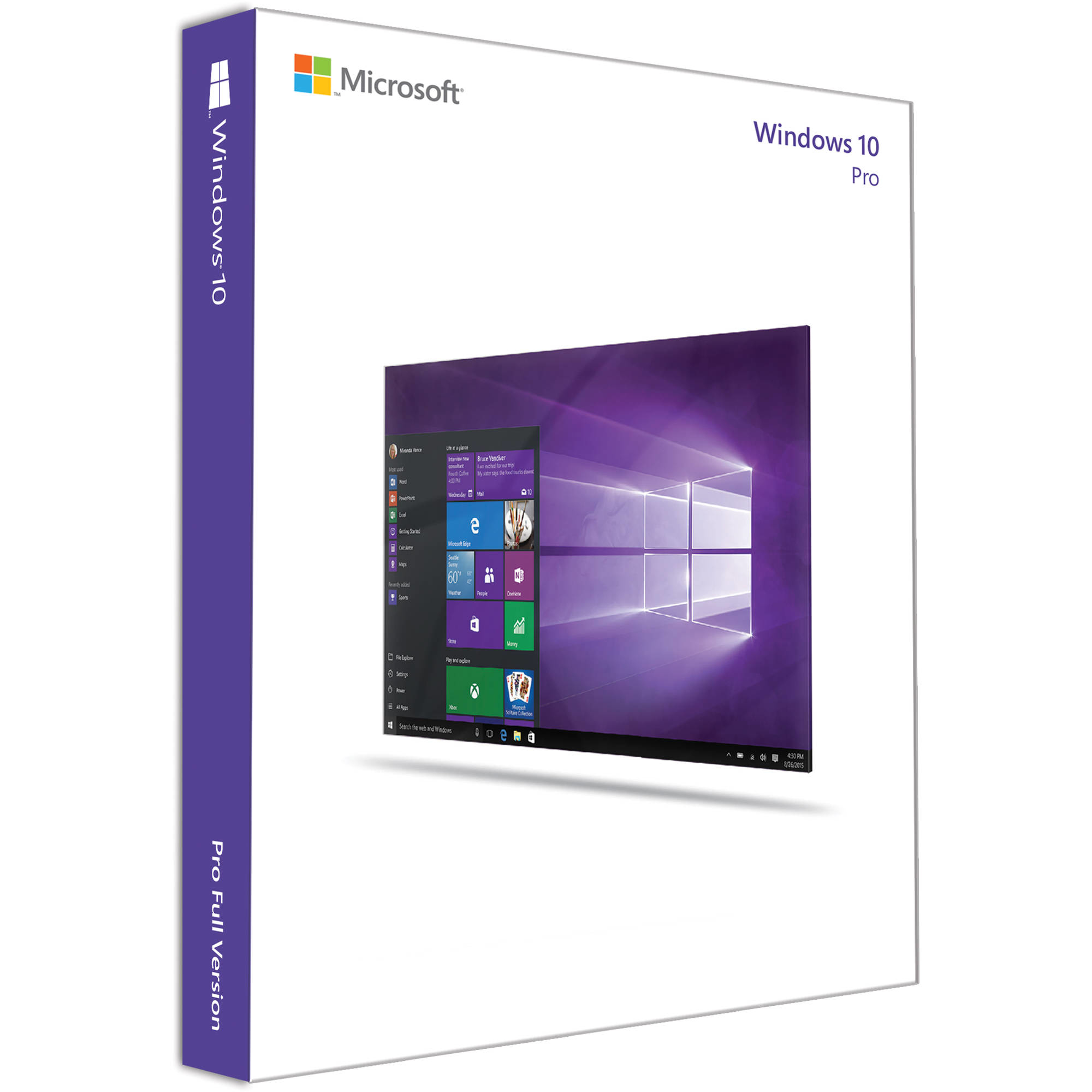 Microsoft Windows 10 Professional (64 Bit) - OEM DVD