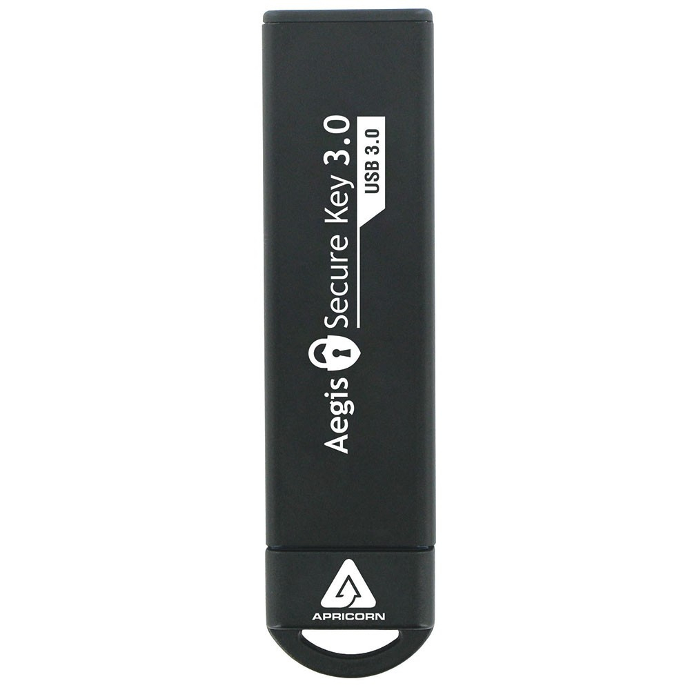 240GB Apricorn Aegis Secure Key USB3.0 Flash Drive - Black