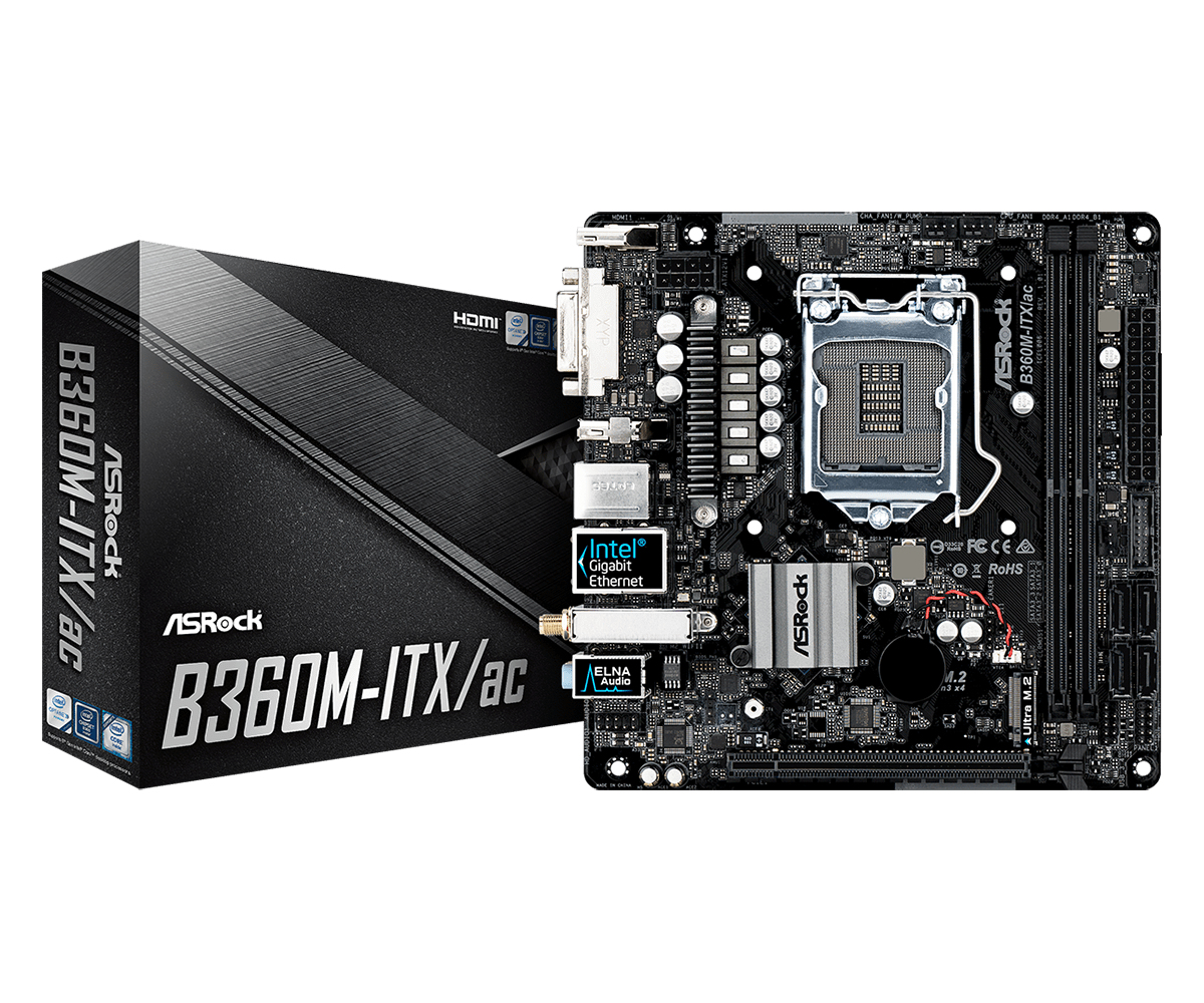 Asrock B360M Intel B360 Mini ATX DDR4-SDRAM Motherboard