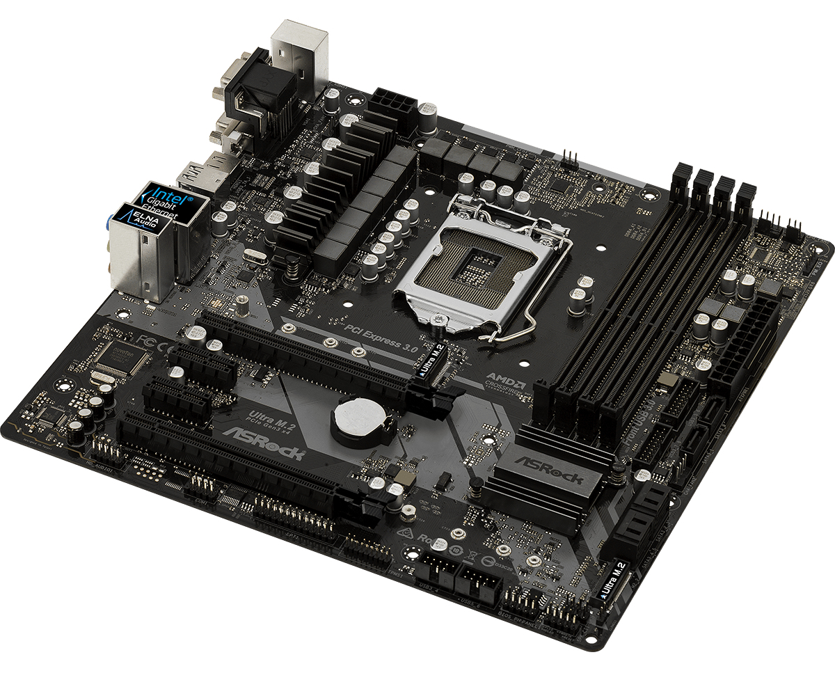 Asrock Pro4 Intel Z370 Micro ATX DDR4-SDRAM Motherboard