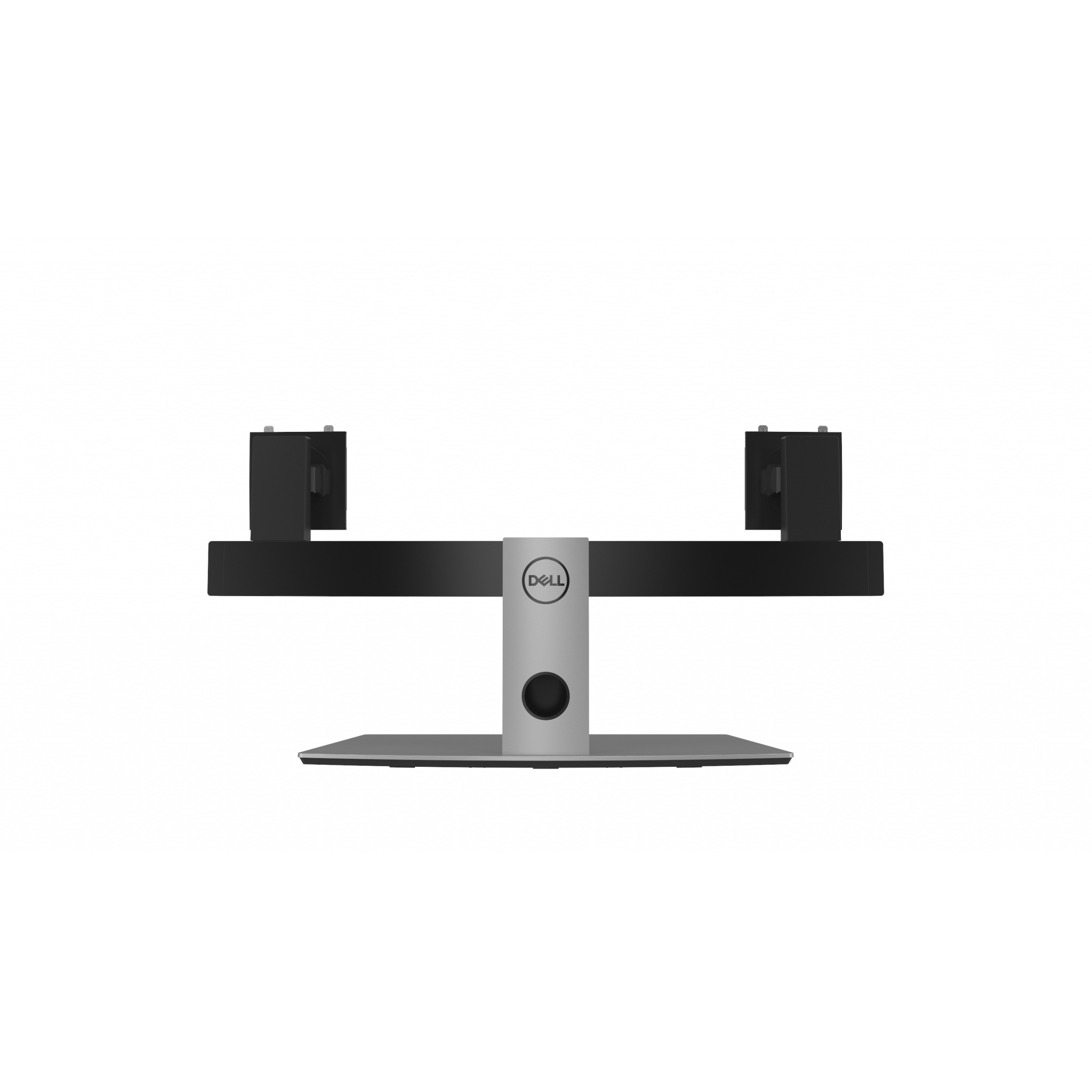 Dell MDS19 Dual Monitor Stand - Up to 27-inch Screen - Aluminum, Black