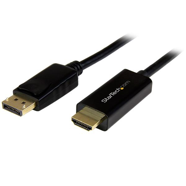 StarTech DisplayPort to HDMI Converter Cable 3FT - Black