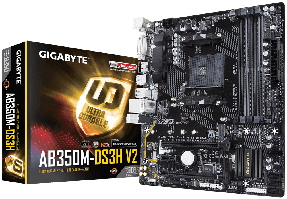Gigabyte AM4 AMD B350 Micro ATX DDR4-SDRAM Motherboard