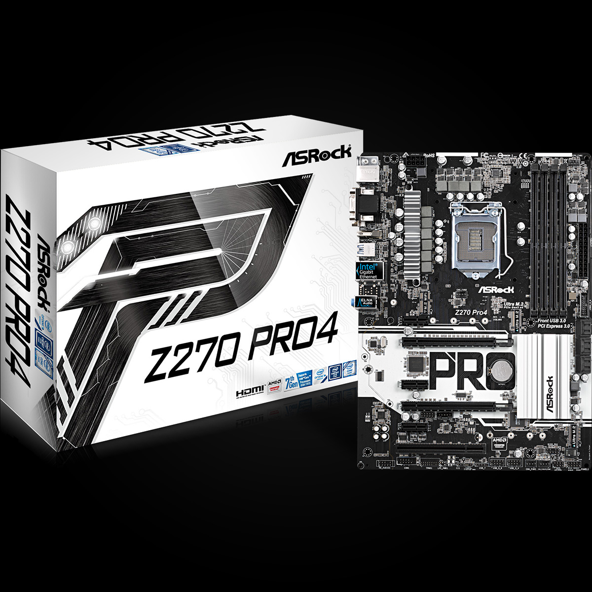 Asrock Pro 4 Intel Z270 ATX DDR4-SDRAM Motherboard