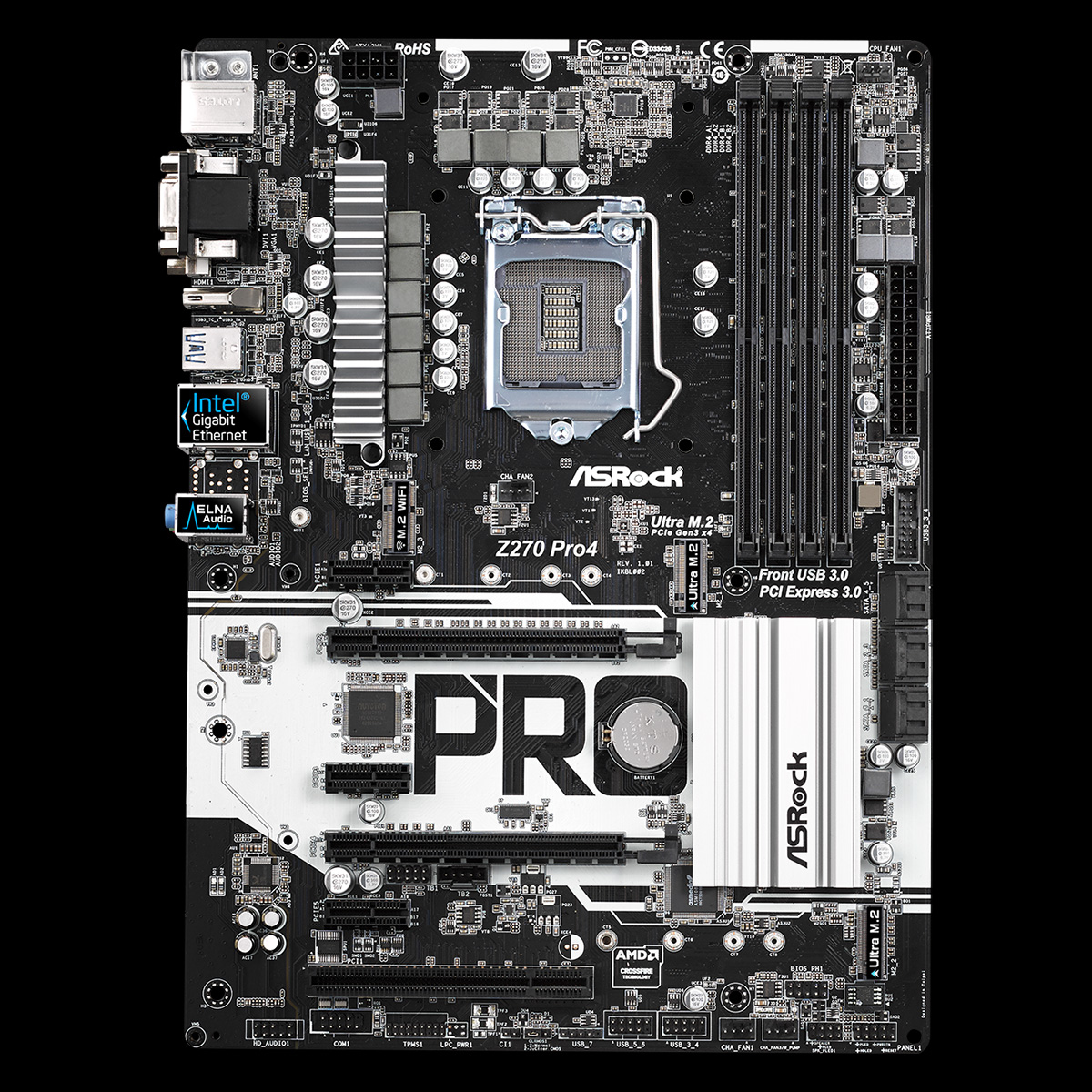 Asrock Pro 4 Intel Z270 ATX DDR4-SDRAM Motherboard