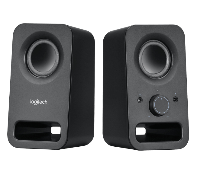 Logitech Z150 6 Watt 3.5mm Wired Speakers - Black