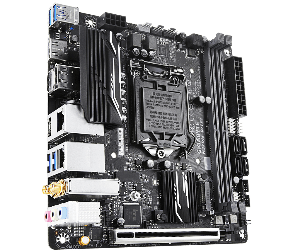 Gigabyte Intel H370 LGA 1151 Mini ITX DDR4-SDRAM Motherboard
