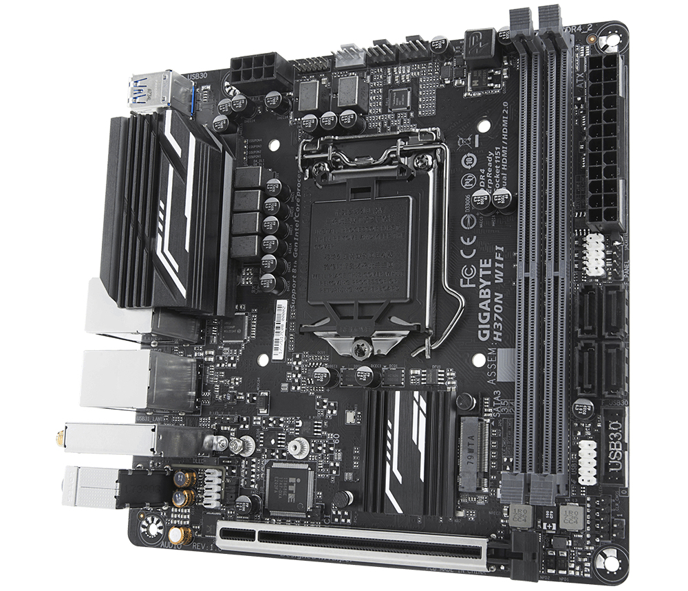 Gigabyte Intel H370 LGA 1151 Mini ITX DDR4-SDRAM Motherboard